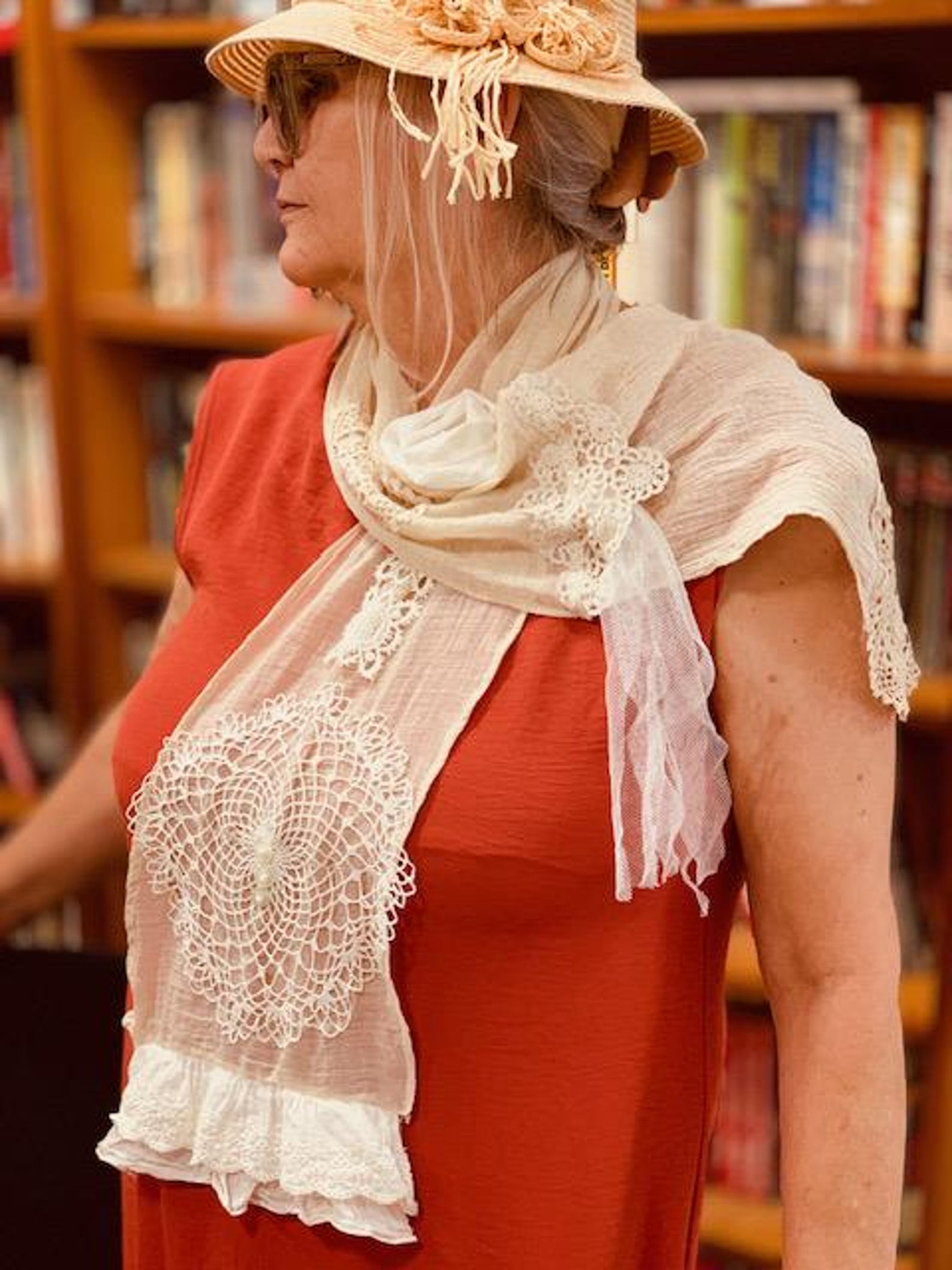 Handmade Lace Shawl | Long, Light and Buoyant | Wearable Art | Chic ...
