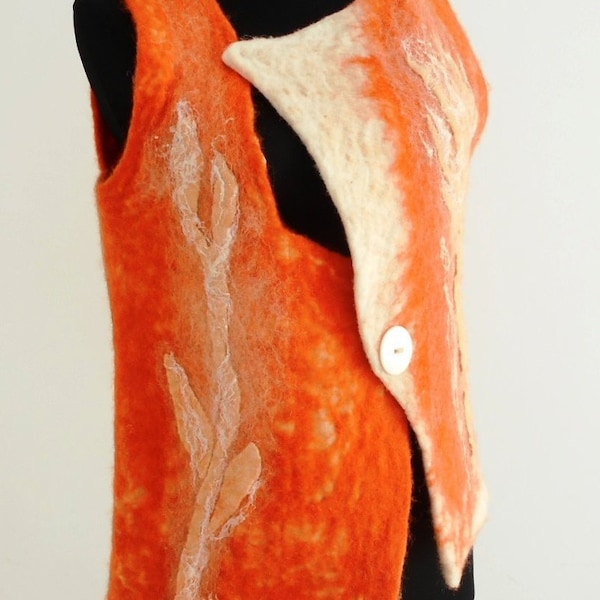 Felt Vest - Etsy