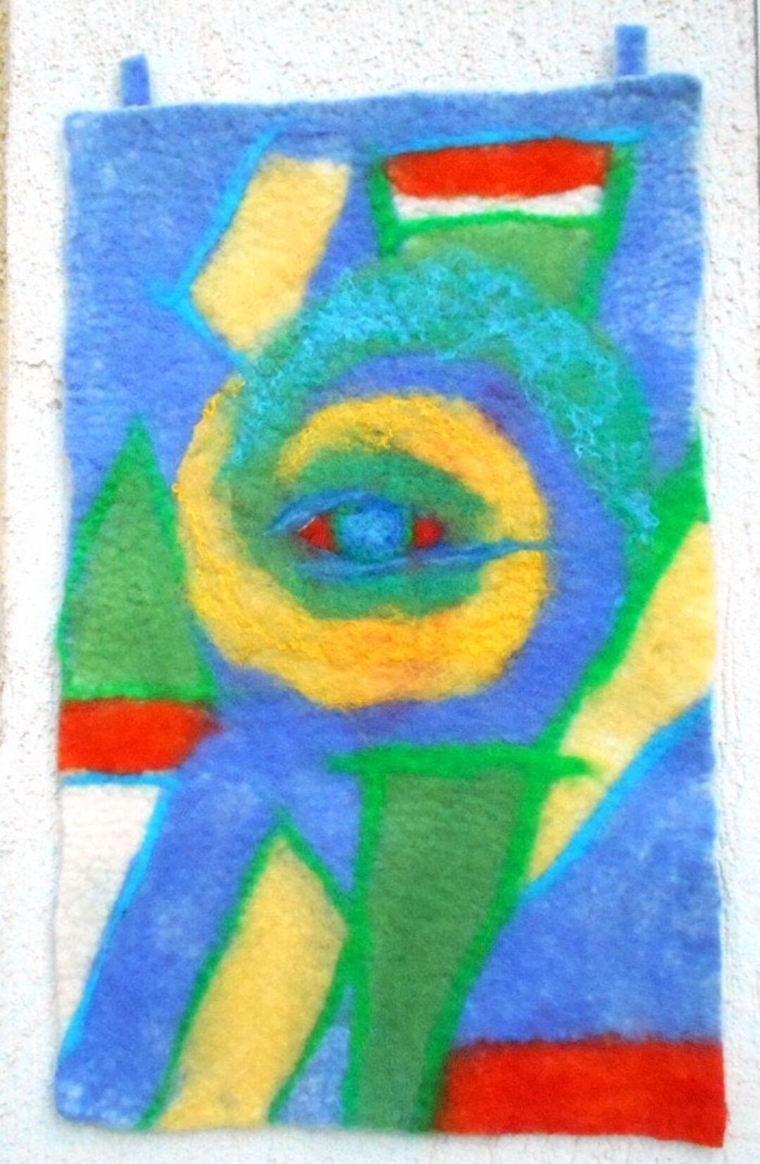 Image en feutre Lœil ,Tapisserie de feutre , Art Textil , Kug mural en ...