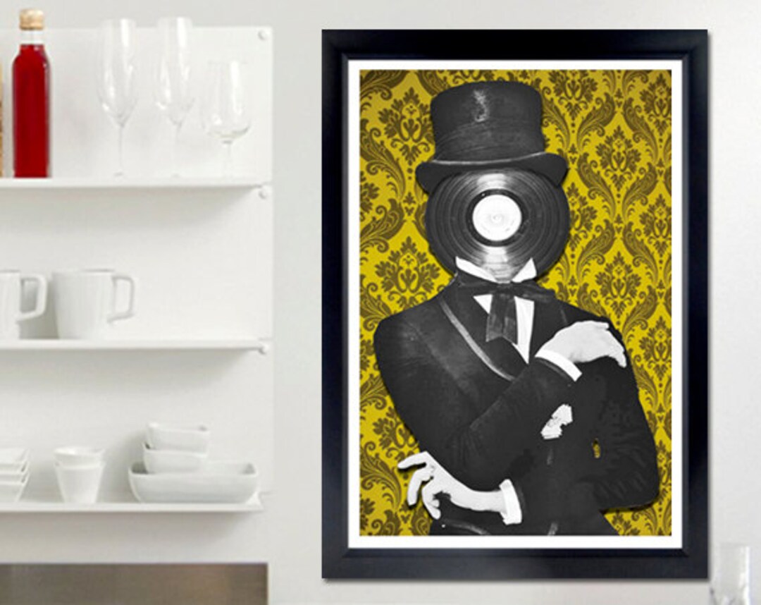 Fancy Poster - Classy, Vinyl, Tuxedo, Music, Record, Wall Art, Music ...