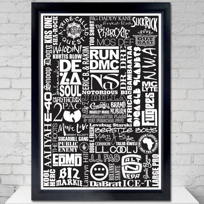 Old School Hip Hop Poster - Etsy