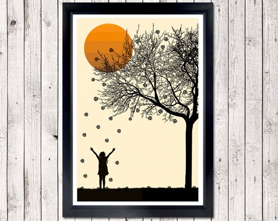 Vinyl Tree 45s records nature fall music shel | Etsy