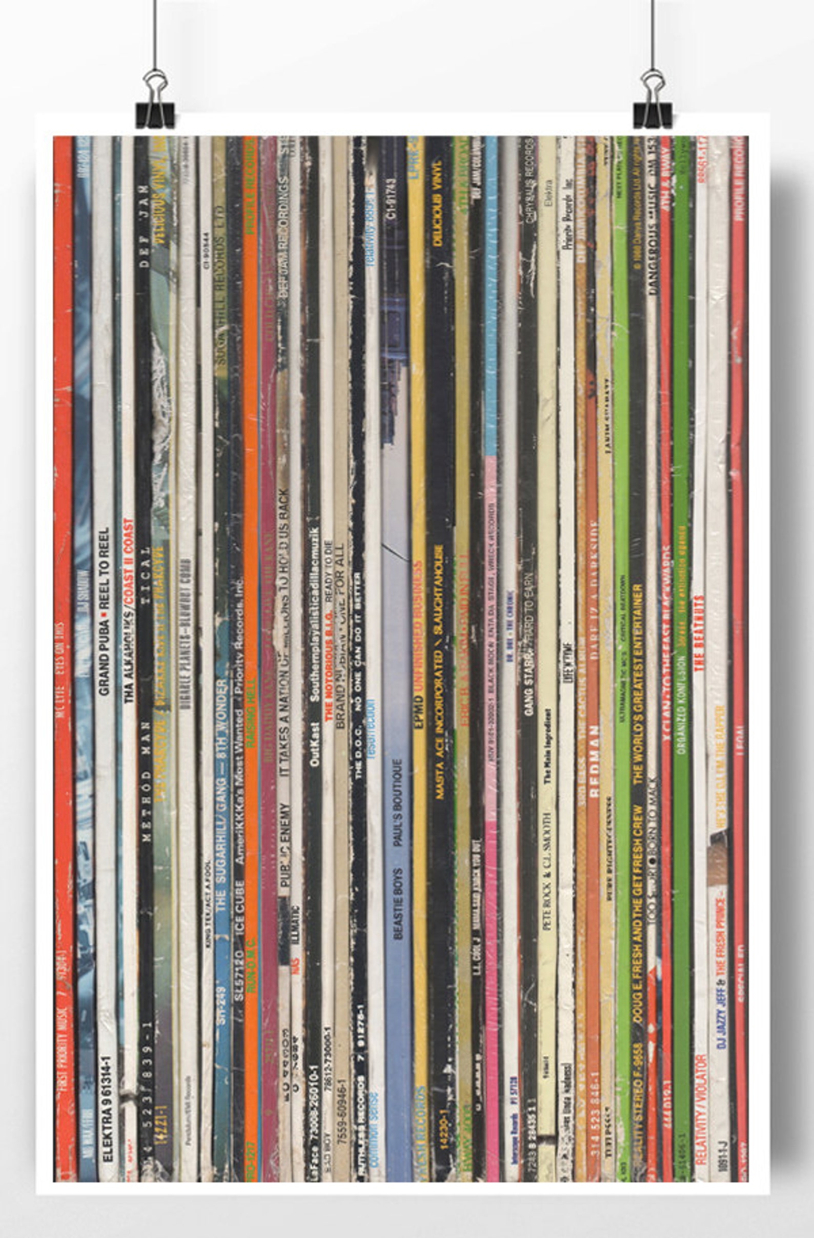 Hip Hip Records Poster Vinyl Collection a Tribe Called - Etsy