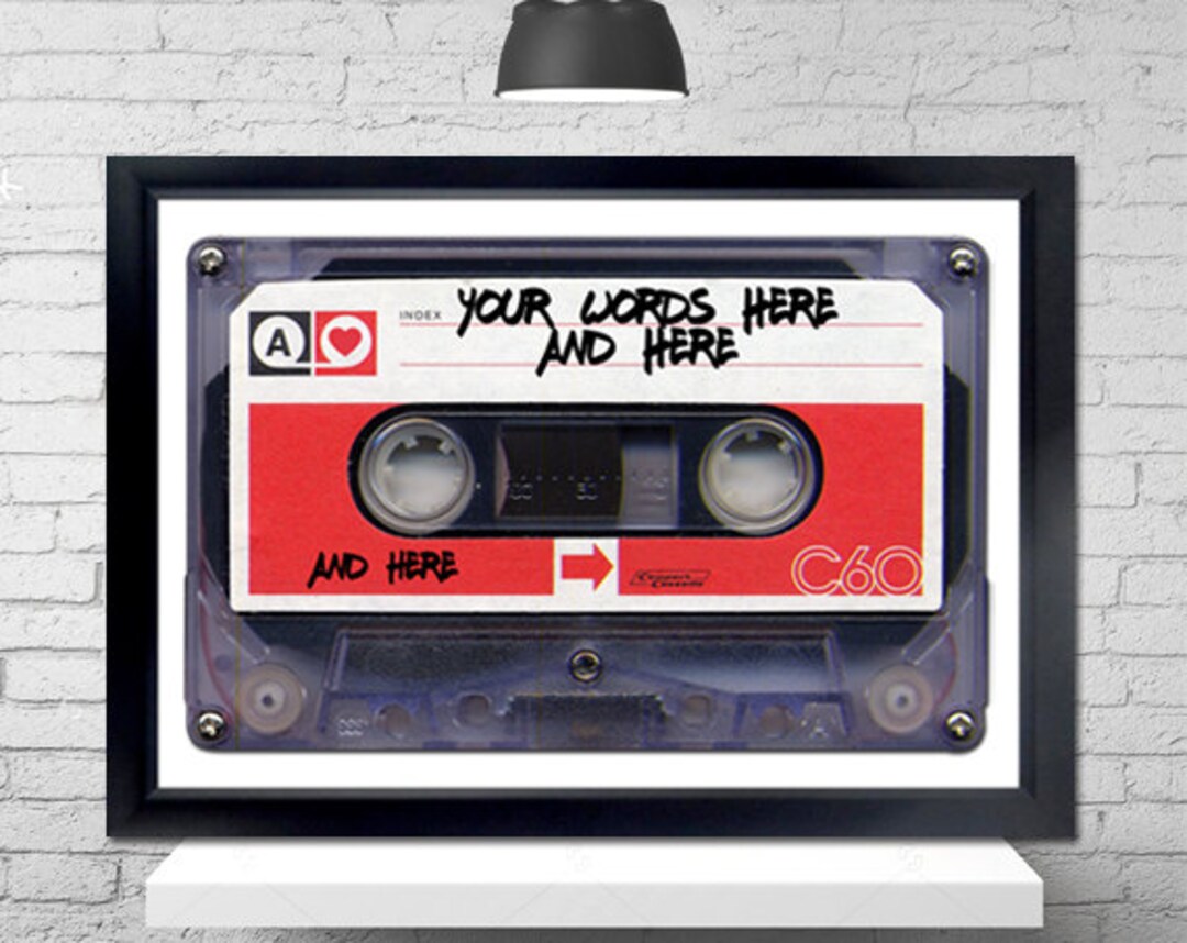 Valentines Personalized Mixtape Poster - Love Songs, Valentines Day ...
