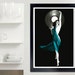 Vinyl Vixen Poster Record, Art Deco, Woman - Etsy