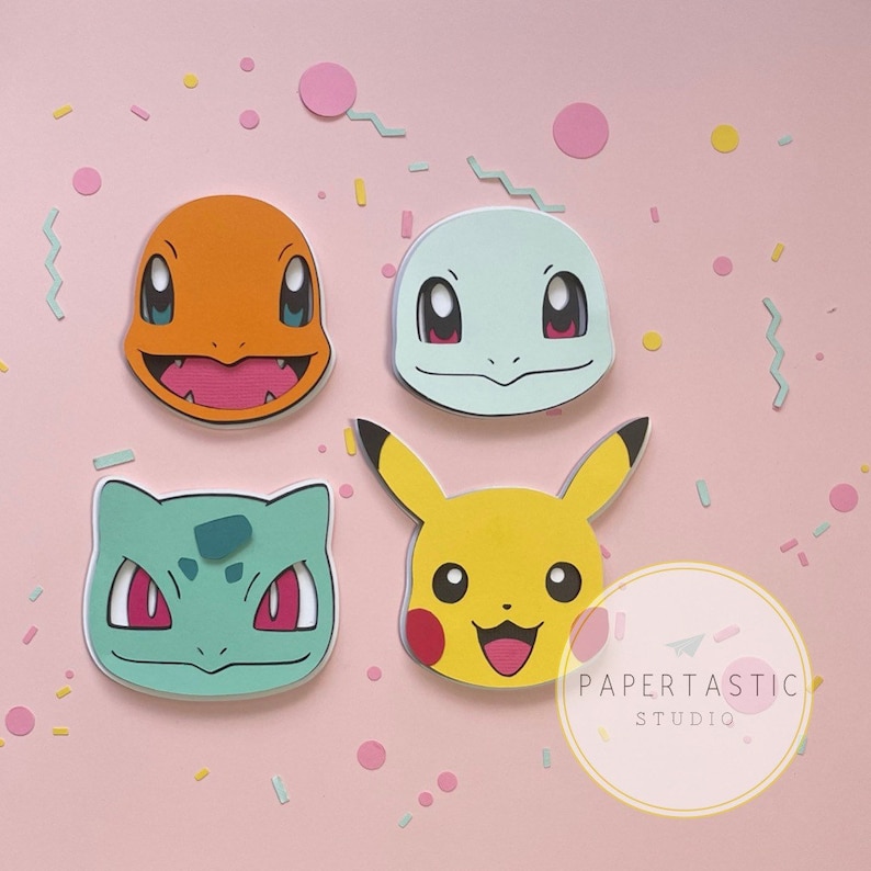 Pokemon Cupcake Toppers / Pokemon Decorations / Pokemon Birthday Decor ...