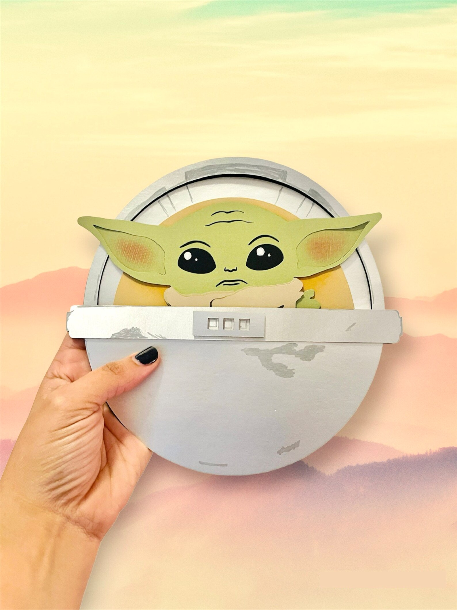 Grogu Cake Topper / Baby Yoda / the Mandalorian / Baby Yoda Birthday ...