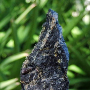Impressive 2.7-inch Graphite With Ruby and Pyrite Matrix: 126 Gm ...