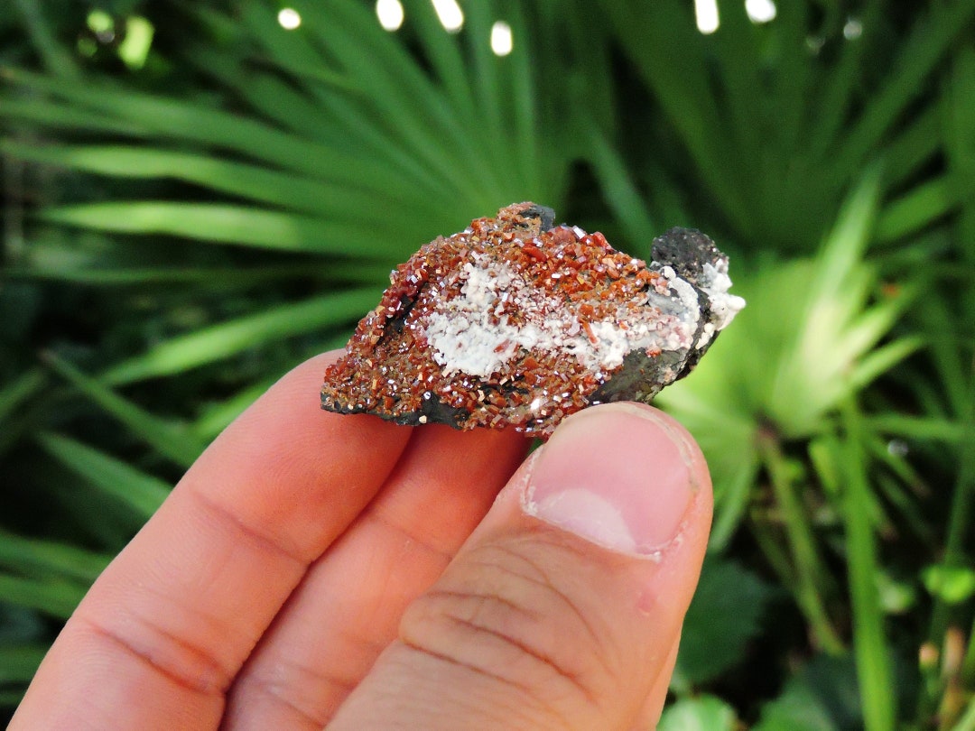 Vanadinite Mineral With Striking Color and Texture, 2 Inch 52gm Stone ...