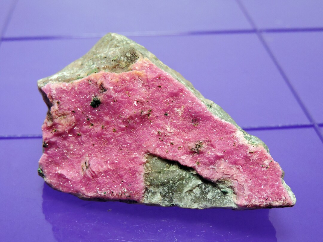Cobalt Calcite Specimen From Africa Geode Crystal Stone Store - Etsy