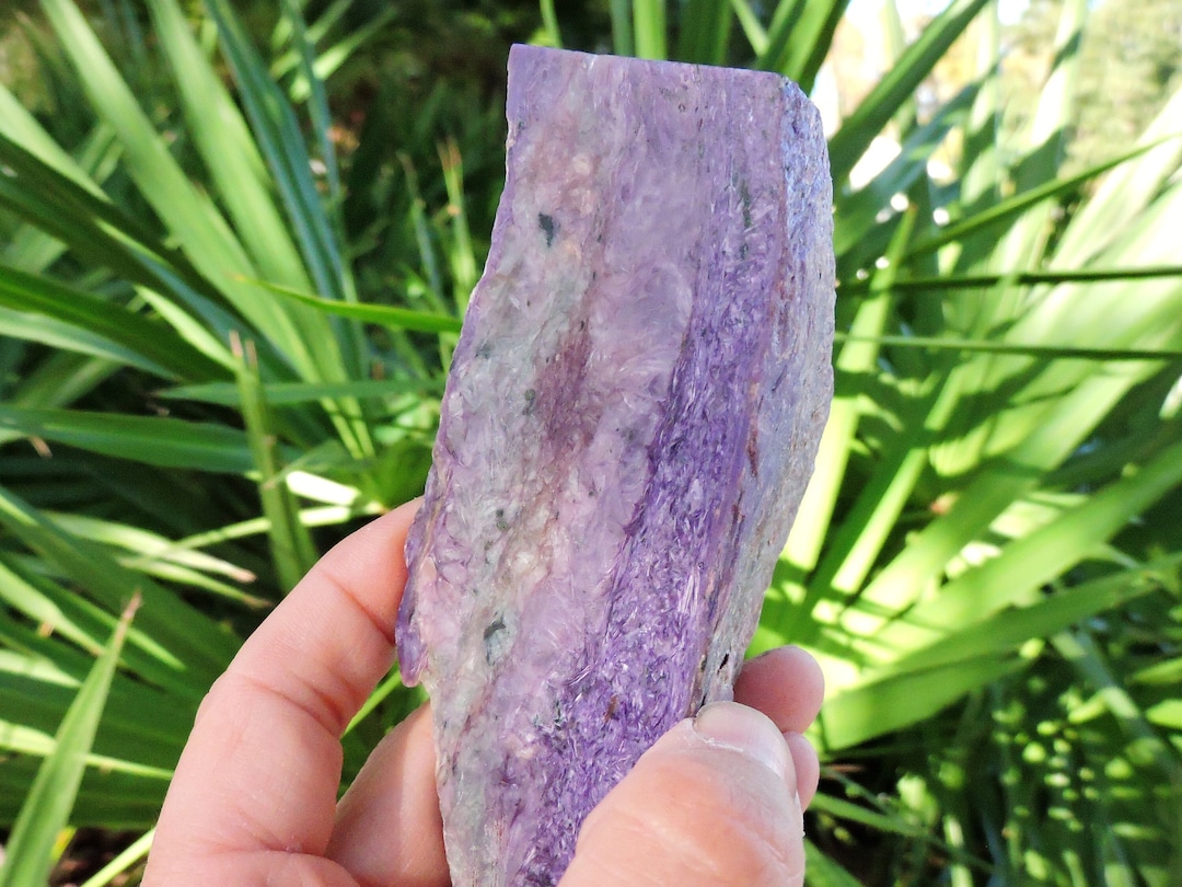 5.5 Raw Charoite Stone Specimen From Siberia, Russia: 水晶 天然石 Geology ...