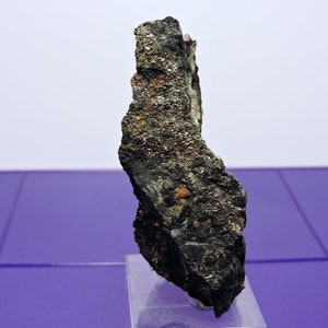 Impressive 2.7-inch Graphite With Ruby and Pyrite Matrix: 126 Gm ...