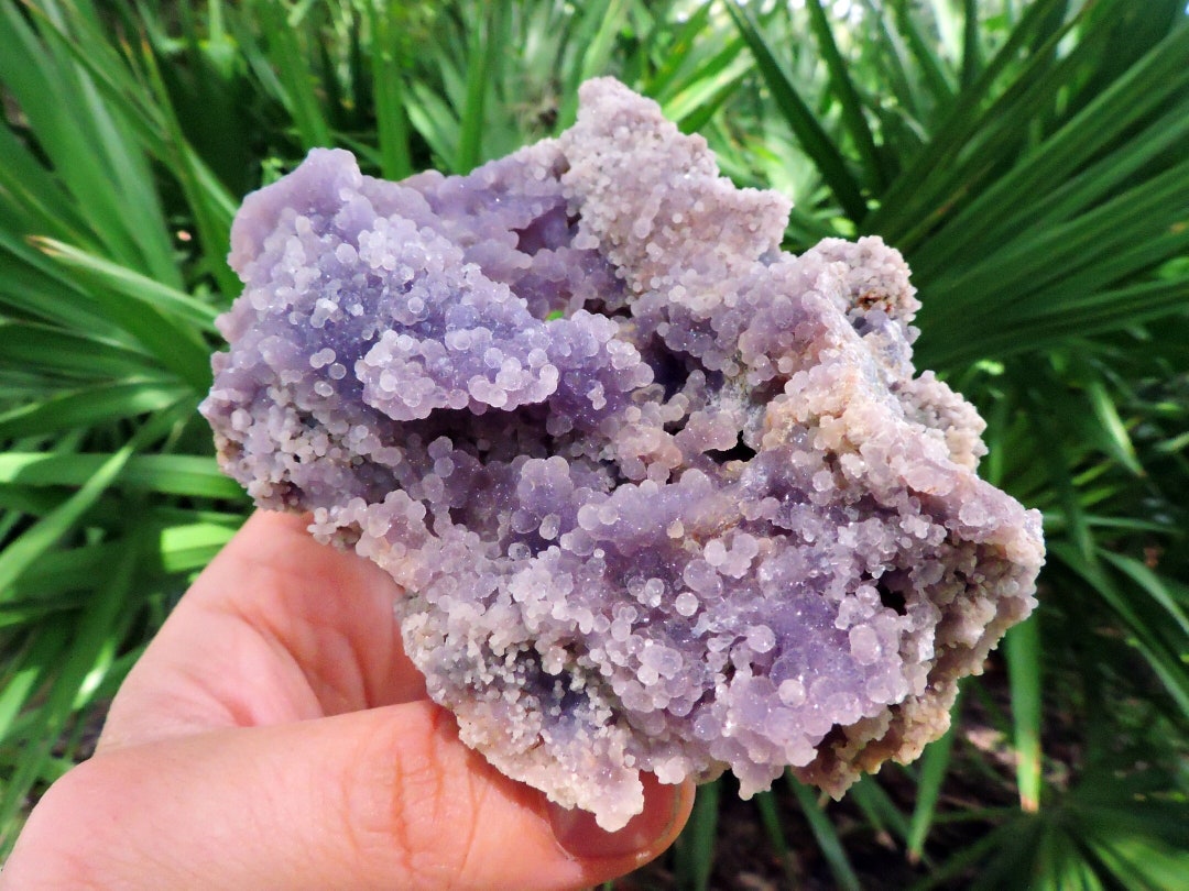 344gm Grape Agate Cluster 4.8 Inch, Geology Earth Rock Mineral Stone ...
