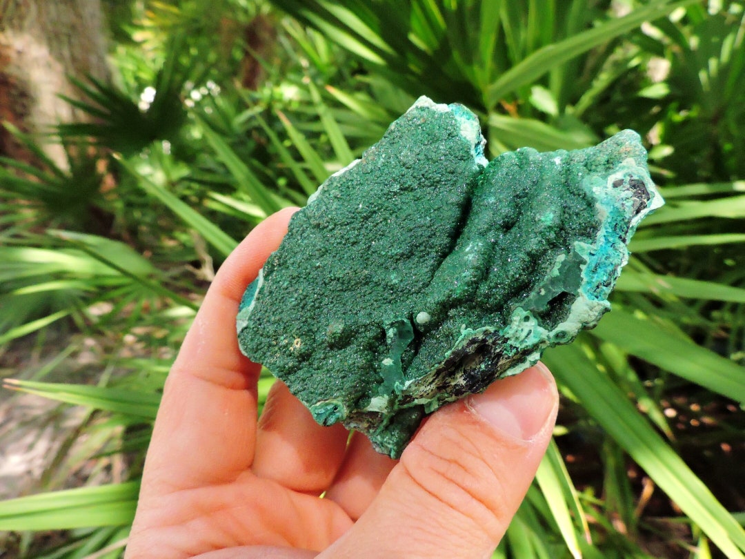 Gorgeous Malachite Specimen From Congo 3.4 Inches, 102 Grams 水晶 天然石 ...