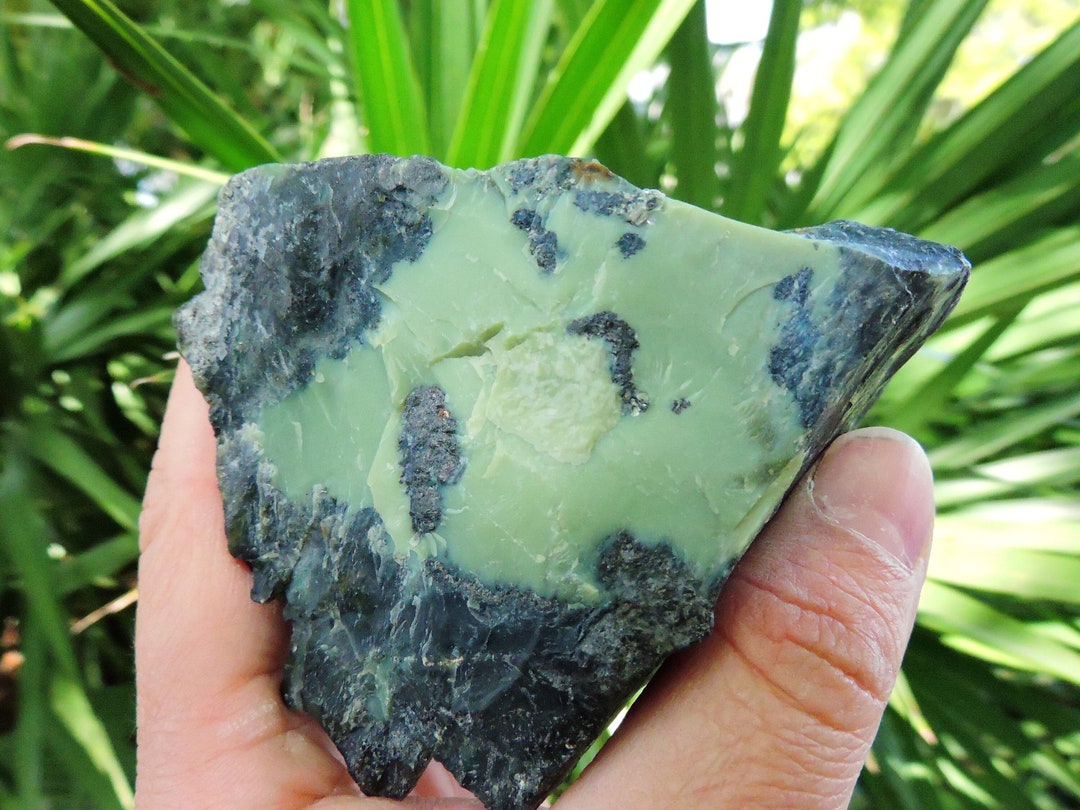 RARE Nephrite Jade With Pyrite | 3.6 Inches 626g (unique Find / From ...