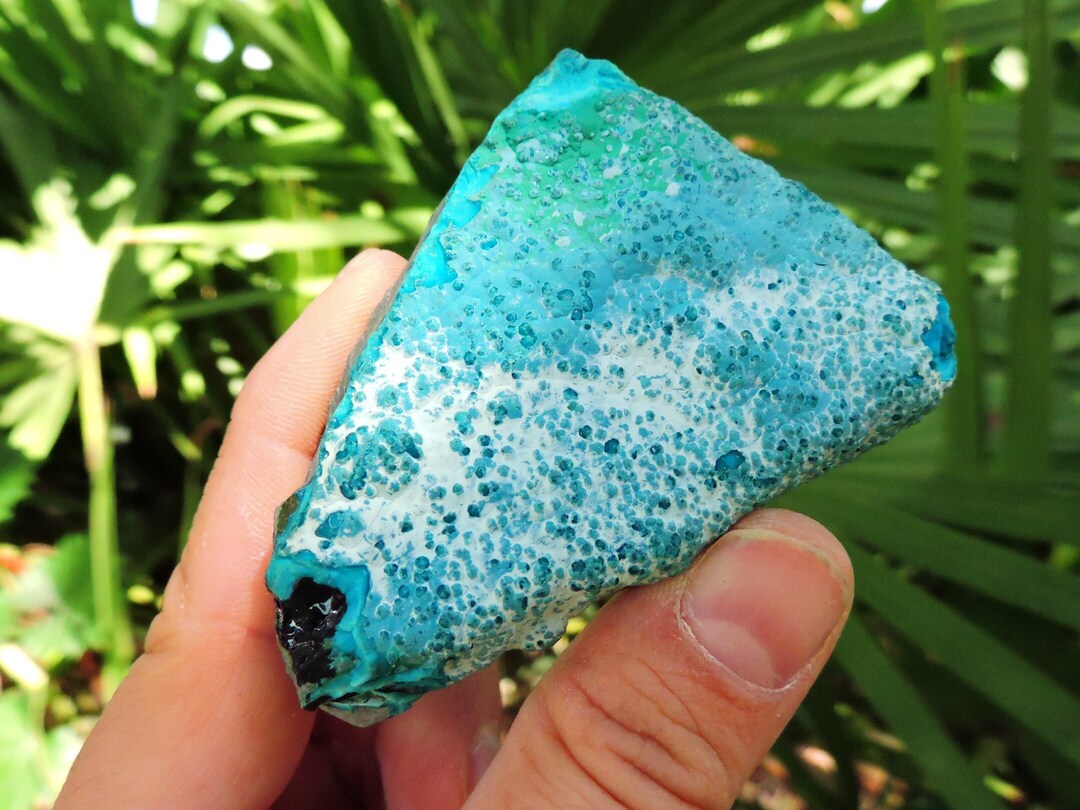 Heterogenite Mineral Specimen From Congo With Malachite and Chrysocolla ...