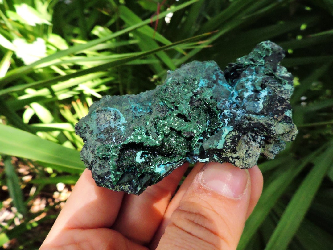 Raw Malachite Specimen From Congo, 3.2 Inch 80gm Natural Stone Store ...