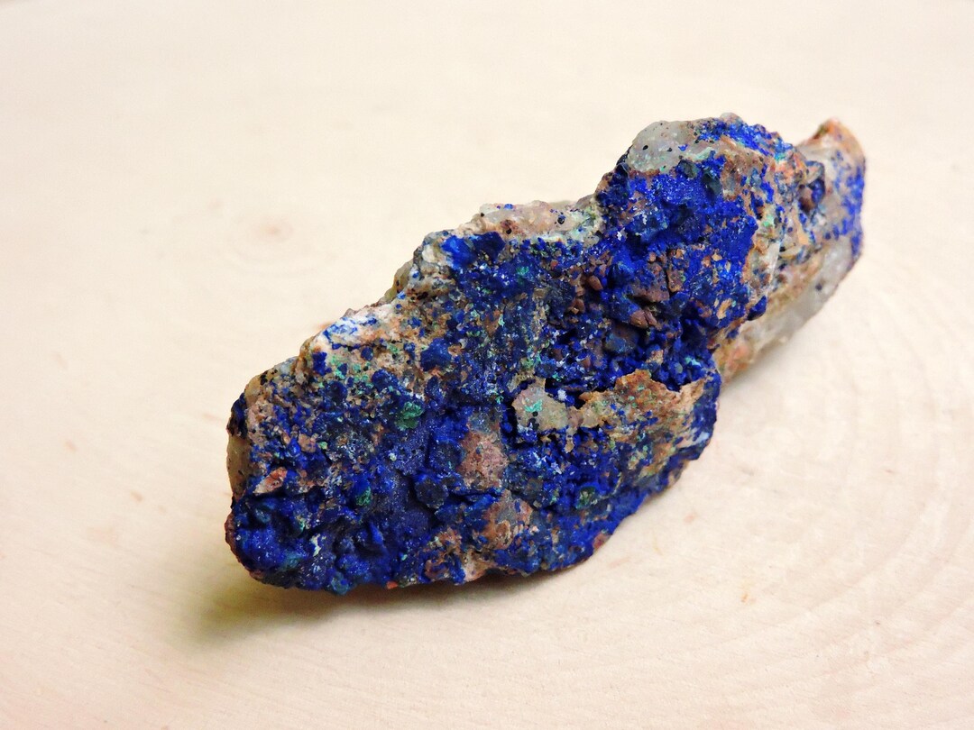 A+ Blue Azurite Mineral Specimen | 3" Inch 74g (unique Find/ From ...