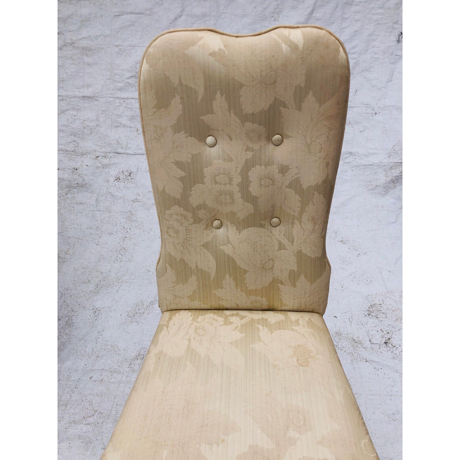 Vintage French Style High Back Upholstered Dining Chairs S/8 - Etsy