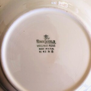 Vintage Homer Laughlin virginia Rose pattern Soups - Etsy