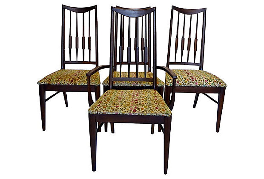 Set of 4 Midcentury Modern Arrow Back Dining Chairs,free DELIVERY 150 ...