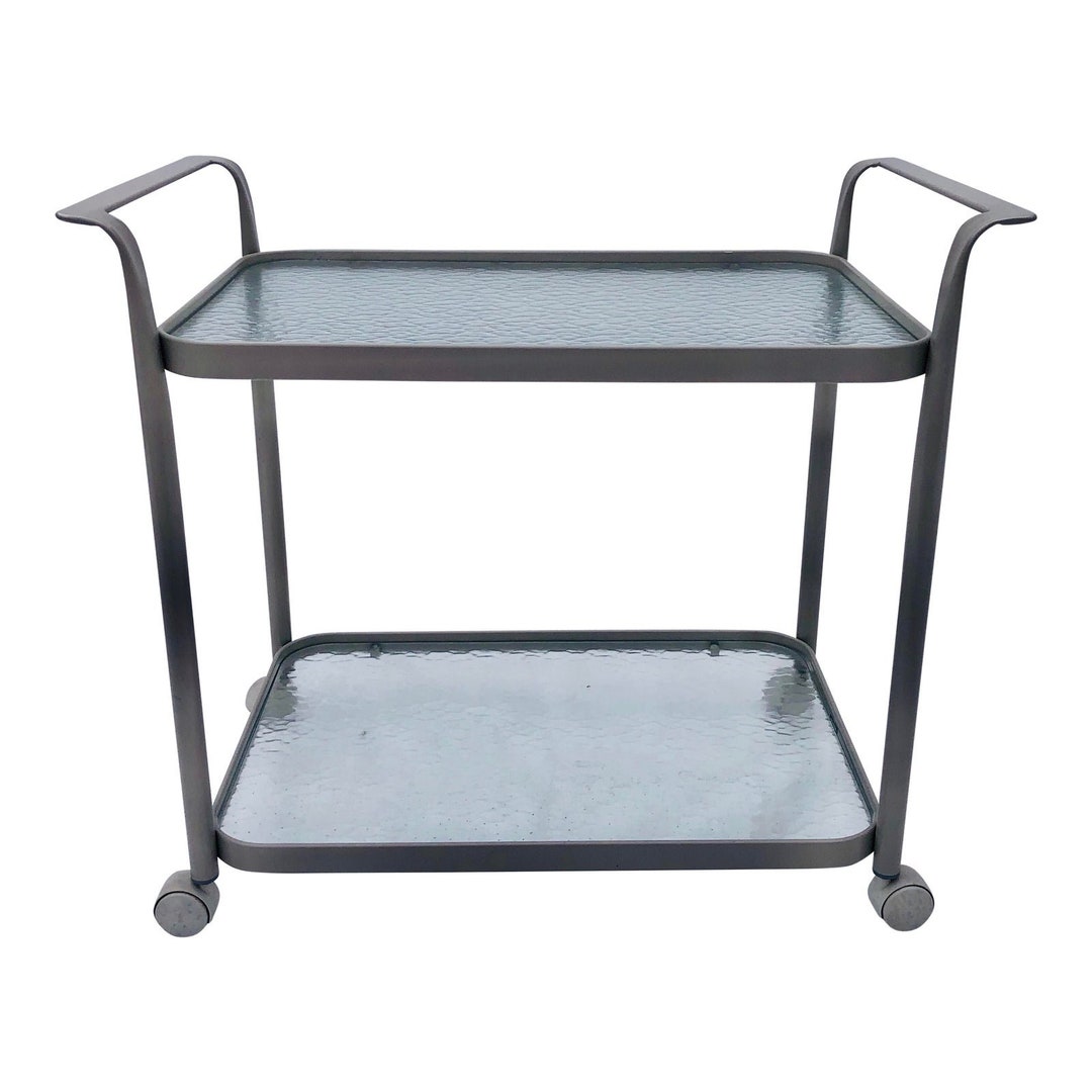 Woodard Tea Cart /bar Cart Outdoor Poolside., FREE DOMESTIC SHIPPING ...