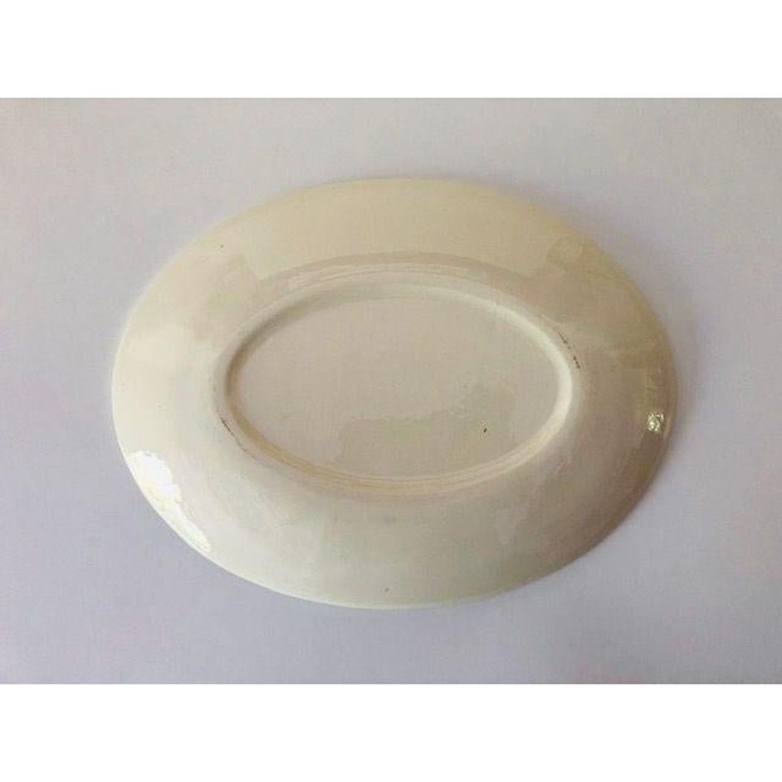 Vintage Memory Lane Royal China Pinkish Red Transferware Memory Oval ...