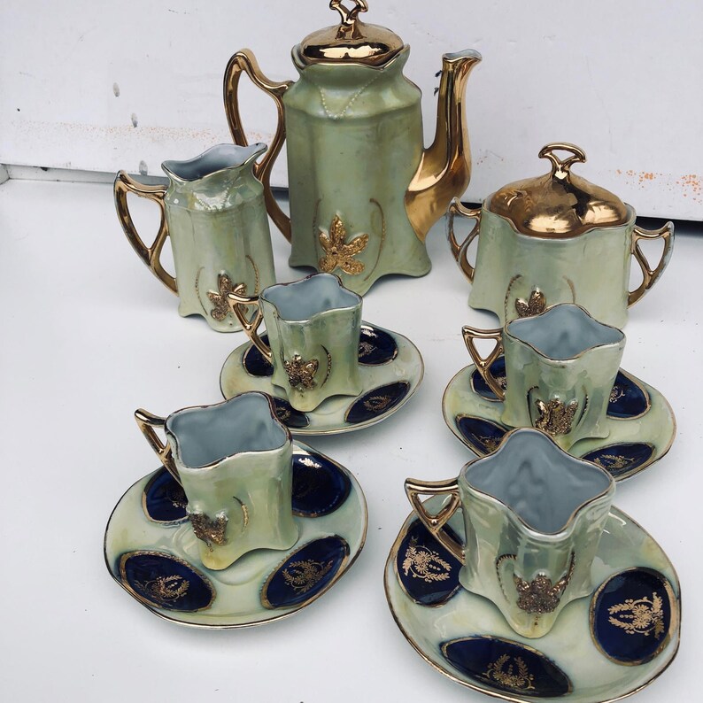 Vintage French Style Cocoa 13 Pieces Set, FREE DOMESTIC SHIPPING!!! - Etsy