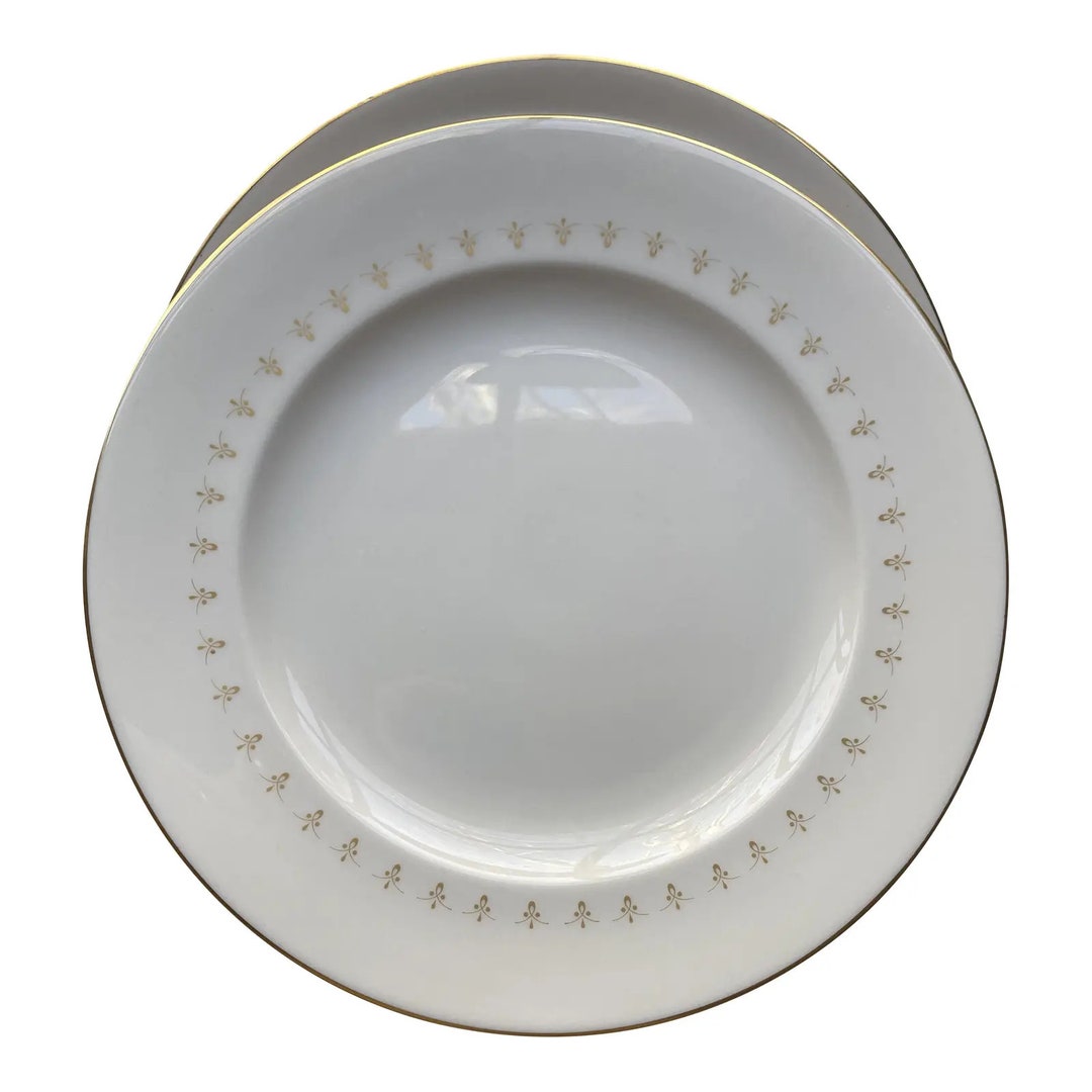 Syracuse China " First Love " Pattern Dinner Plates- Set of 4, FREE ...