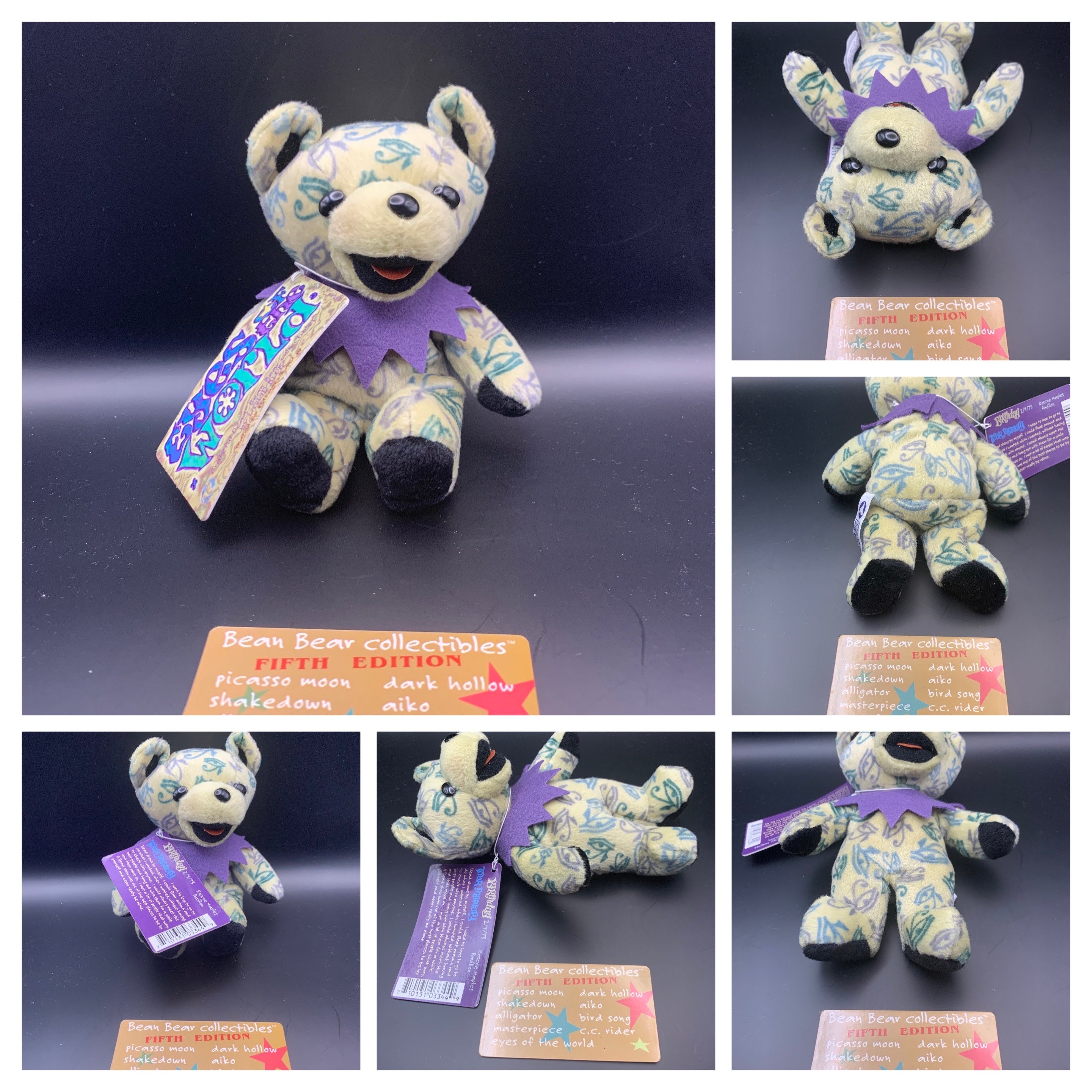 Edition 5 Grateful Dead Bean Bear Liquid Blue Aiko Alligator Edition 5 Grateful Dead Bean Bear Liquid Blue Aiko Alligator