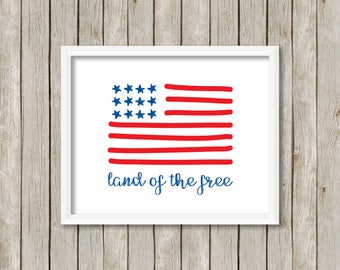 Happy Veterans Day Land of the Free Because of the Brave - Etsy