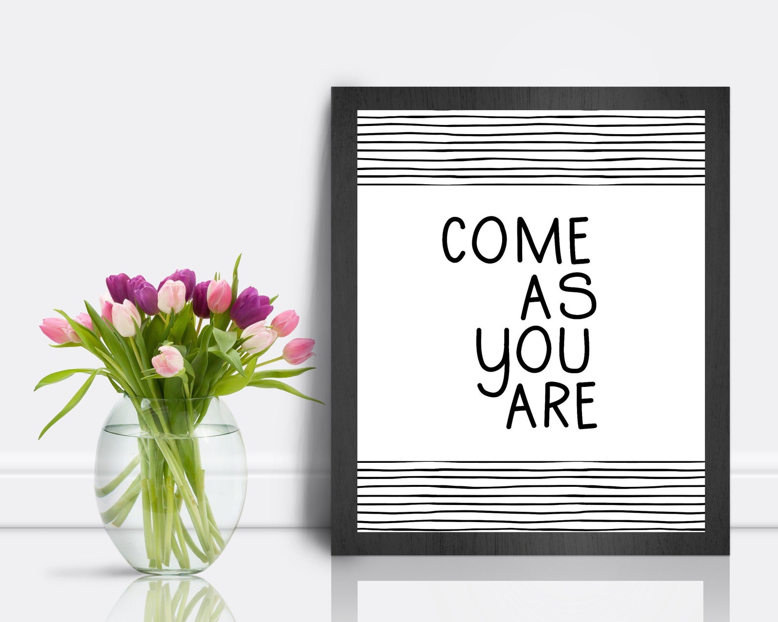 Come As You Are Digital Print Come As You Are Printable 8x10 | Etsy