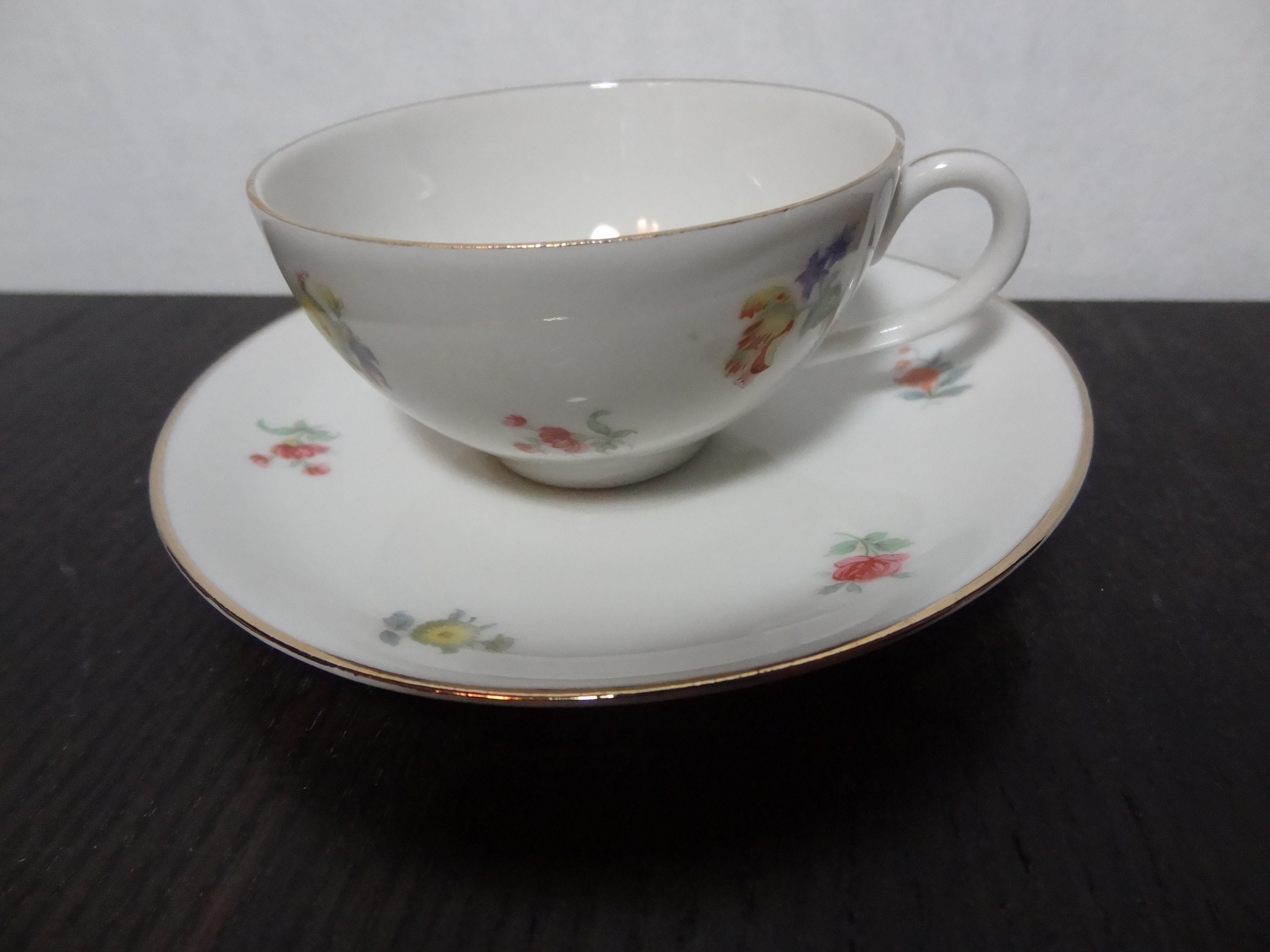 Vintage Small Bavarian China Floral Porcelain or Bone China - Etsy