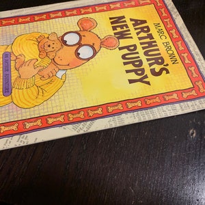 Arthurs New Puppy by Marc Brown an Arthur Adventure - Etsy