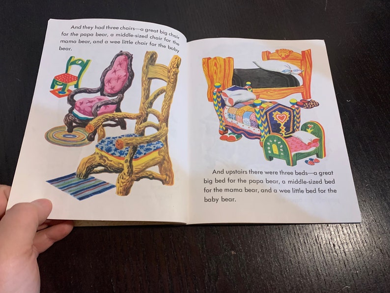 The Three Bears Illustrated by Feodor Rojankovsky Copyright - Etsy