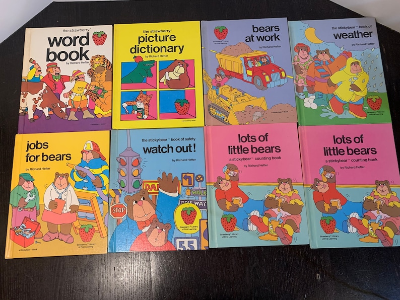 Strawberry Library of First Learning and Stickybear Books by Richard ...