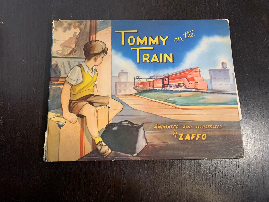 Tommy on the Train by Garn, Animation by George J Zaffo, Copyright 1946 ...