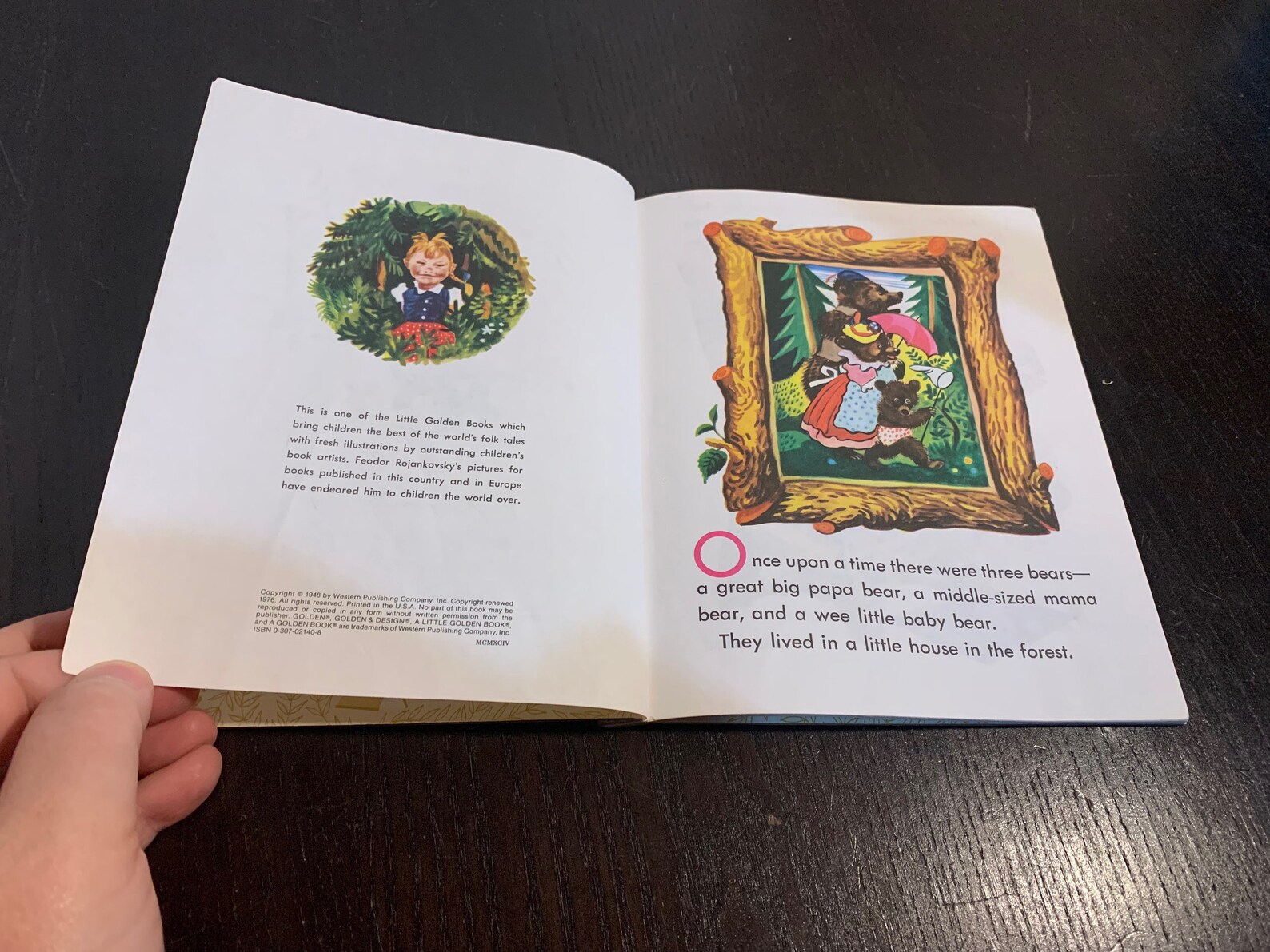 The Three Bears Illustrated by Feodor Rojankovsky Copyright - Etsy