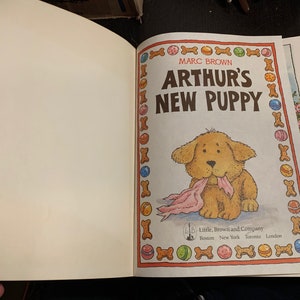 Arthur’s New Puppy, by Marc Brown - an Arthur Adventure - Copyright ...