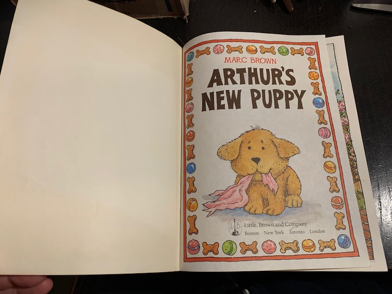 Arthur’s New Puppy, by Marc Brown - an Arthur Adventure - Copyright ...