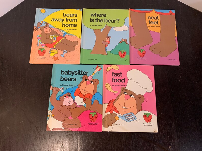 Strawberry Library of First Learning and Stickybear Books by Richard ...