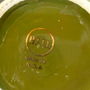 Hall China Pottery Glossy Green Ceramic Restaurantware - 2 Creamer ...