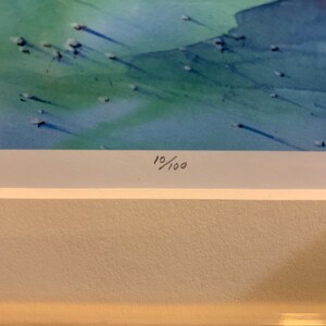 Vintage Framed Watercolor Giclee Print by Bill Renc - Giclee Art Print ...