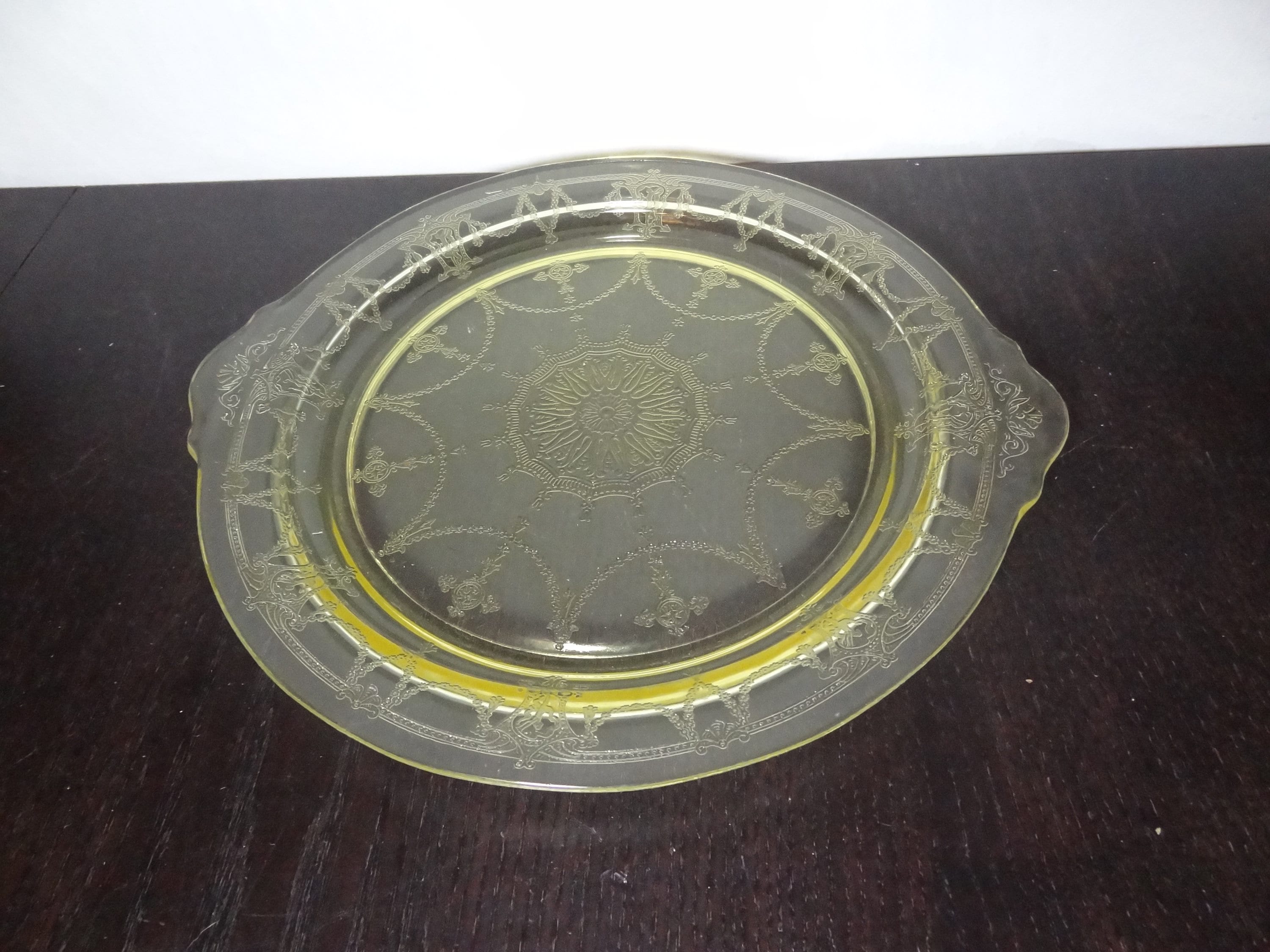 Vintage Anchor Hocking Glass Co. Yellow Depression Glass | Etsy