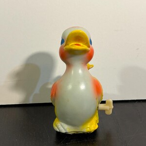 Vintage Kitsch Celluloid Wind up Duck Toy, SAITO, Japan, Waddling ...