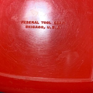 Ekco Eterna Red and White Plastic Utensils and Federal Tool Cream and ...