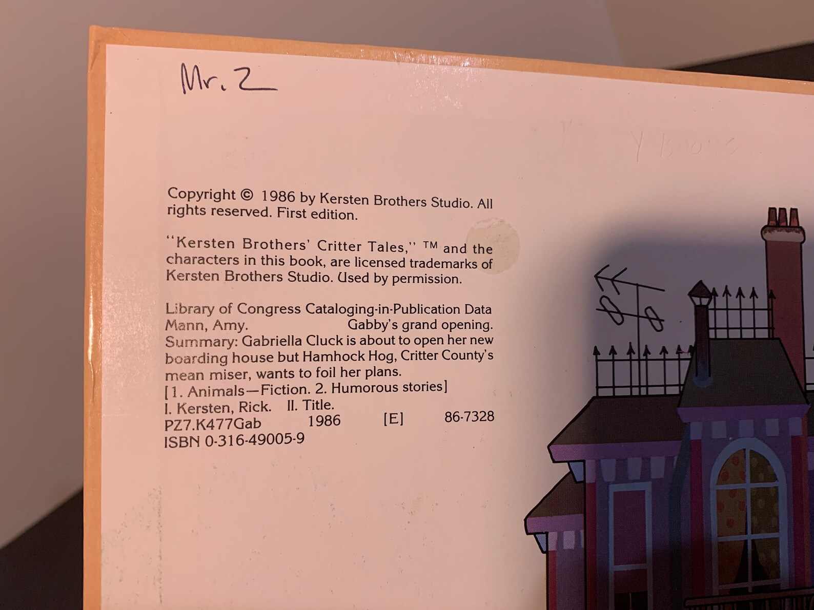 Critter Tales Gabbys Grand Opening by Amy Mann - Etsy