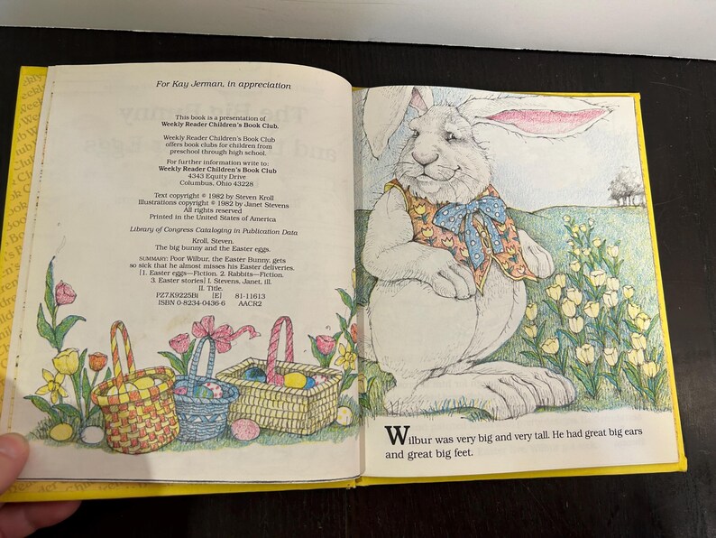 The Big Bunny and the Easter Eggs by Steven Kroll, Illustrated by Janet ...