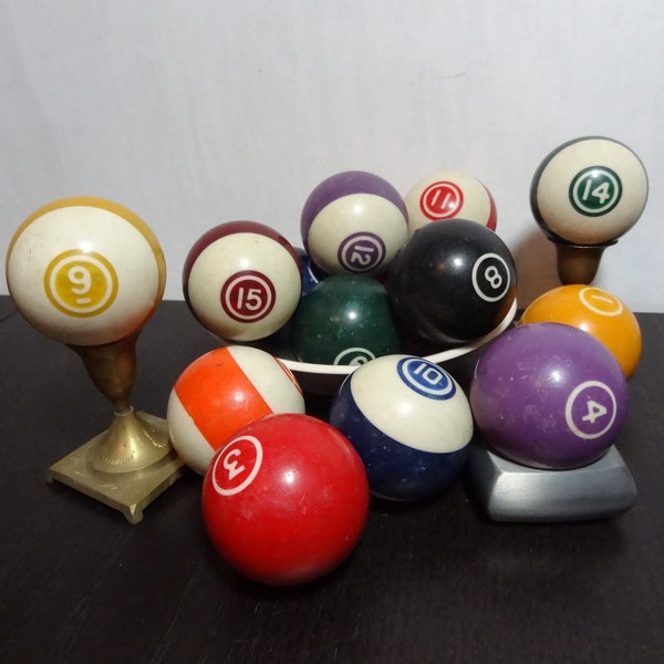 Vintage Pool Ball - Etsy