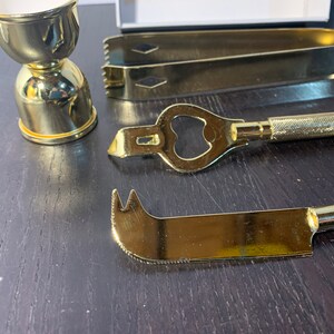Vintage Culver Gold Bar Tools/bar Utensils in Original Box - Etsy